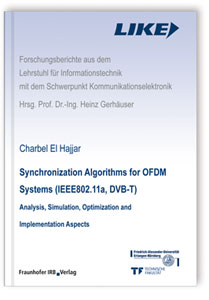 Buch: Synchronization Algorithms for OFDM Systems (IEEE802.11a, DVB-T) – Fraunhofer-Bookshop ...